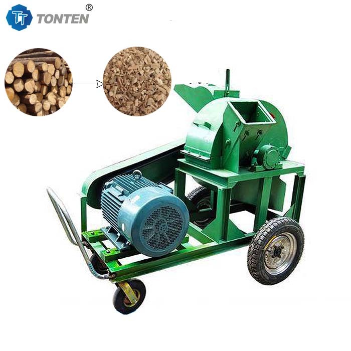 Wood Chipper Crusher Machine Sawdust Log Grinder Shredder Machine